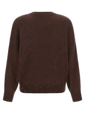Brunello Cucinelli Diamante' Sweater - Brown