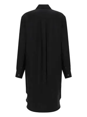 JW Anderson Tuxedo Drape Midi Dress