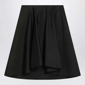 Alexander McQueen Silk Blend Flared Skirt