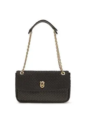 Bottega Veneta Intrecciato Shoulder Bag - Brown