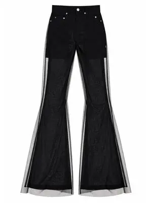 Rick Owens Bolan Bootcut Pants - Black
