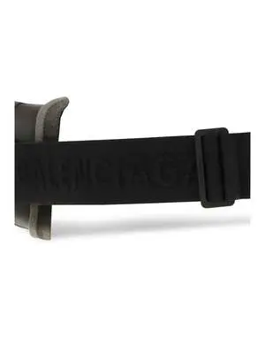 Balenciaga Mirrored Ski Mask Sunglasses