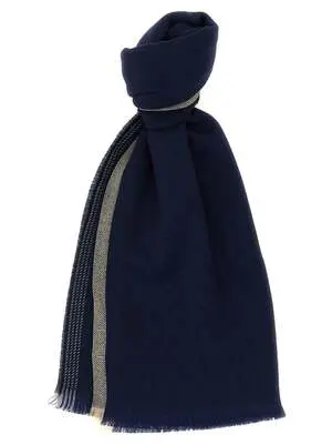 Brunello Cucinelli Cashmere Blend Scarf - Blue