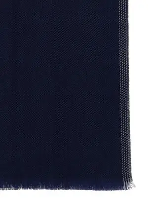 Brunello Cucinelli Cashmere Blend Scarf - Blue
