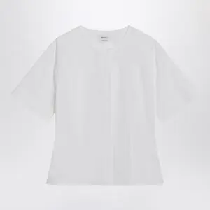 Alexander McQueen Corset Shirt In Poplin - White