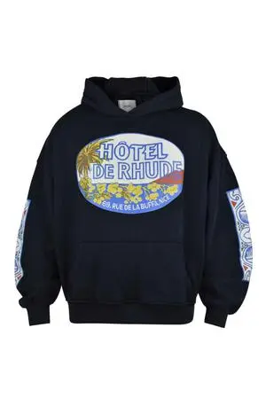 Rhude Hoodies - Black