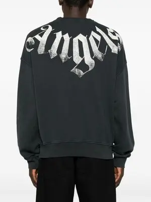 Palm Angels Logo Cotton Sweatshirt