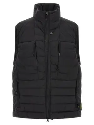 Stone Island High Neck Vests For Men