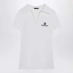 Balenciaga Short-sleeve Nano Bb Tank Top - White