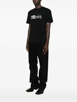 Palm Angels Stamp Logo Cotton T-shirt