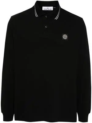 Stone Island Long-sleeved Polo Shirt