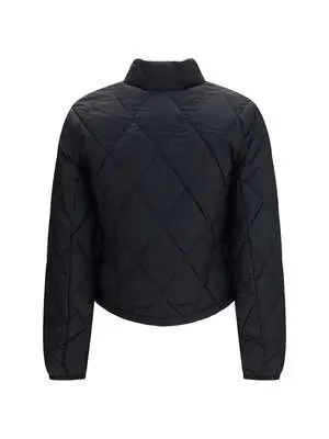 Burberry Bramford Quilted Nylon Jacket With Check Tape
