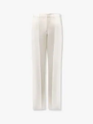Dior Tuxedo Wool And Silk Trousers - Multicolor