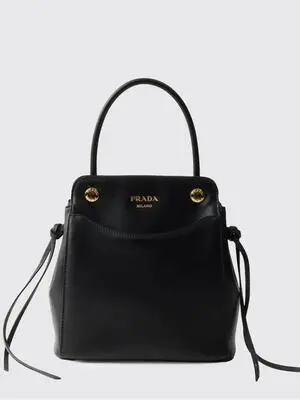 Prada Leather Shoulder Bag - Black