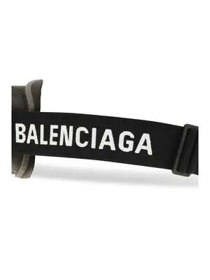 Balenciaga Mirrored Ski Mask Sunglasses