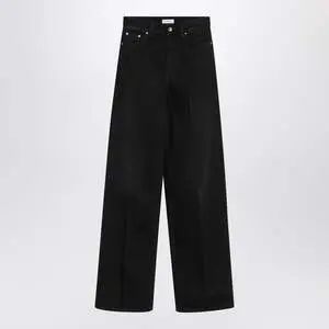 TOTEME Trousers In Organic Cotton - Black