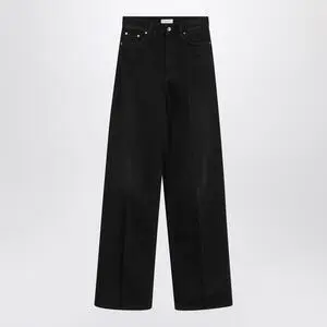 TOTEME Organic Cotton Trousers - Black