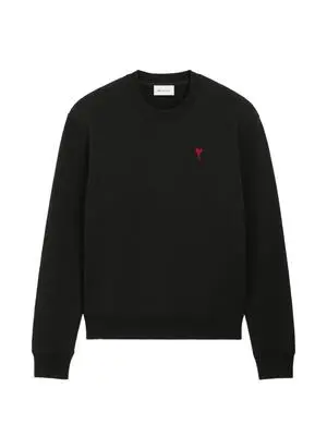 AMI Paris De Coeur Cotton Fleece Sweatshirt - Multicolor