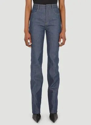 Saint Laurent Straight-leg Denim Jeans - Blue