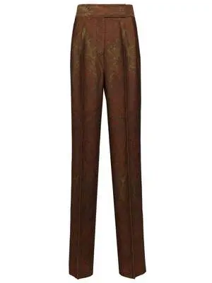 Etro Jacquard Trousers - Multicolor