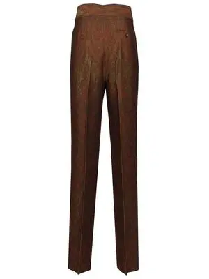 Etro Jacquard Trousers - Multicolor