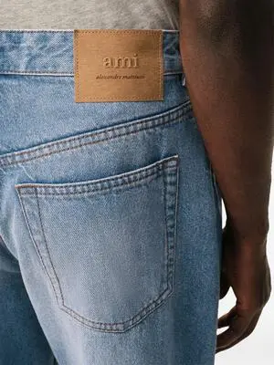 AMI Paris Large Fit Denim Jeans - Multicolor