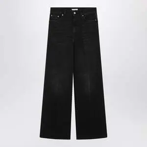 TOTEME Faded Effect Organic Cotton Jeans - Black