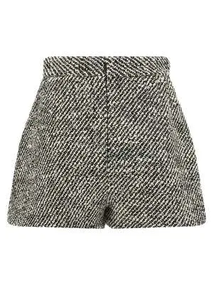Versace Bouclé Wool Shorts