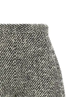 Versace Bouclé Wool Shorts - Multicolor