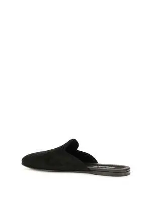 Dolce & Gabbana Calfskin Leather Mules