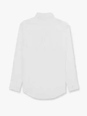 Saint Laurent Cassandre Stretch Cotton Shirt - Multicolor