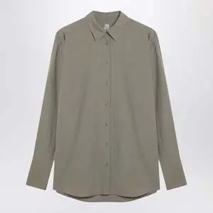TOTEME Wool-blend Shirt - Cream