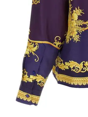 Versace New Barocco' Twill Shirt - Multicolor