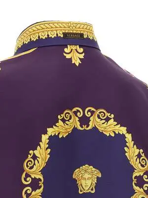Versace New Barocco' Twill Shirt - Multicolor