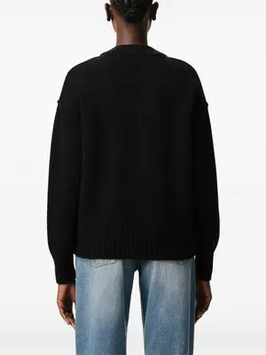 AMI Paris De Coeur Wool Cardigan