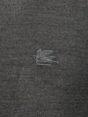 Etro Wool And Silk Sweater - Gray