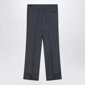 Prada Wide Aviator Mohair And Silk Trousers