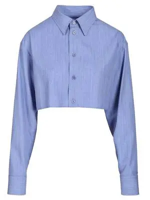 BALENCIAGA Balenciaga Women Cropped Shirt
