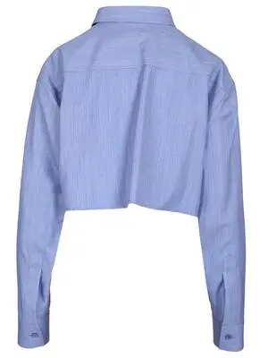 Balenciaga Cropped Wool Shirt