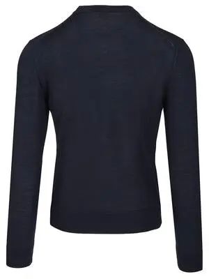 Etro Wool And Silk Sweater - Blue