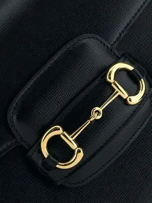Gucci Horsebit 1955 Leather Bag - Black