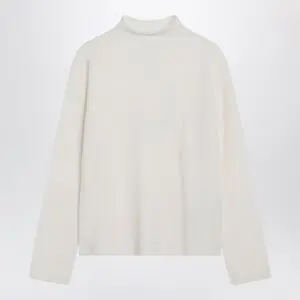 Max Mara Ivory Cashmere-blend Sweater - White