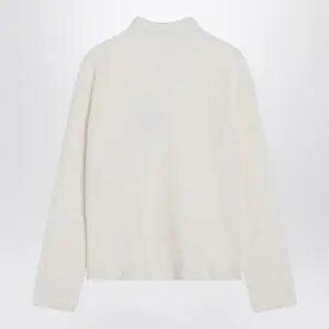 Max Mara Ivory Cashmere-blend Sweater