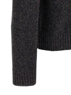 Moschino Mirrored Logo Sweater - Gray