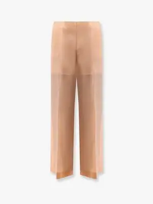 Alberta Ferretti Silk Trousers - Multicolor