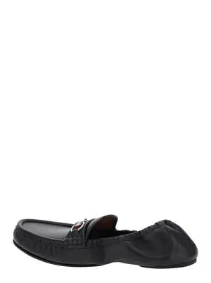 Gucci Leather Horsebit Loafers - Black