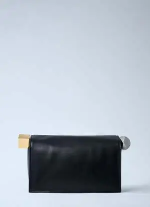 Jacquemus La Pochette Rond Carré Clutch - Black