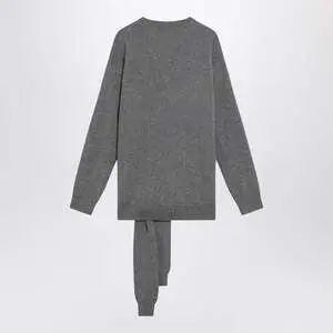Dolce & Gabbana Cashmere V-neck Sweater - Gray