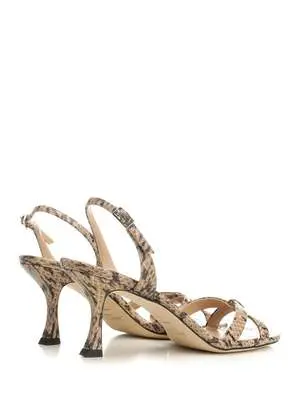 JIMMY CHOO Elsy 70 Sandal - Multicolor