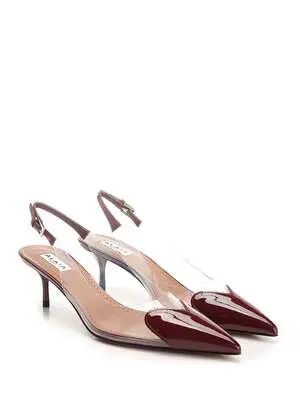 Alaïa Le Cœur Patent Leather Slingback
